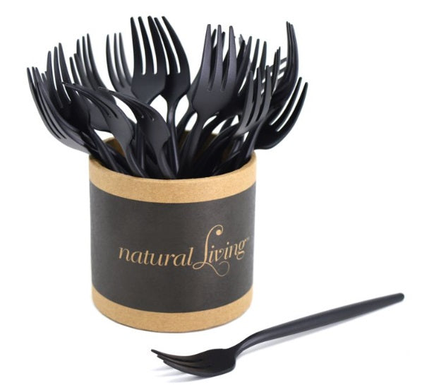 Natural Living Small Fork Black – Kitchen Niche