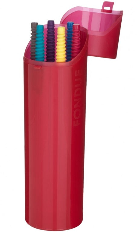 Trudeau Set of 6 Color Coded Fondue Forks in Tube – Kitchen Niche